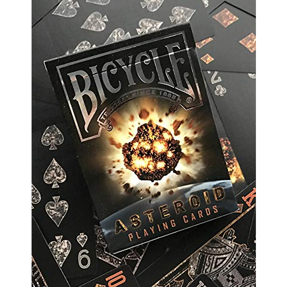 Bicycle Asteroid Playing Cards, Black