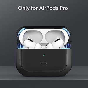 ESR for AirPods Pro 2nd Generation Case (HaloLock), Compatible with Airpods Pro Case 2nd/1st Gen (2022/2019), Compatible with MagSafe, Full Drop Protection Cover with Lanyard, Black