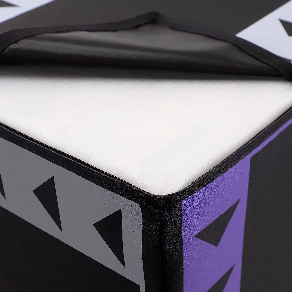 Xspec 3 in 1 Foam Plyometric Jump Box for Fitness Exercise, 30" x 24" x 20", Jump Training Fitness Workout Exercise Platform