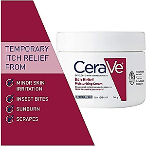 CeraVe Itch Relief Moisturizing Cream, 12 oz - Pack of 2