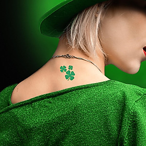 St. Patrick’s Day Temporary Tattoos | Pack of 40 | MADE IN THE USA | Skin Safe | Removable