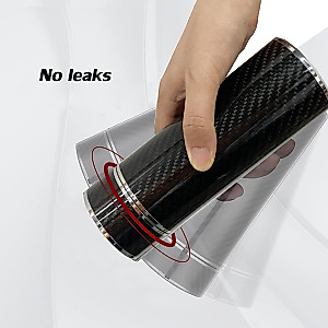 CARMON Real Carbon Fiber Travel Mug 17 oz Tumbler Double Wall Vacuum Insulated Stainless Steel Flask Accessory for Car Home Outdoor Office