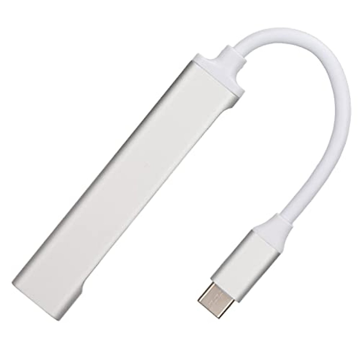 USB C Hub, 4 in 1 USB Docking Station for Printer for Keyboard for Tablet(Silver)