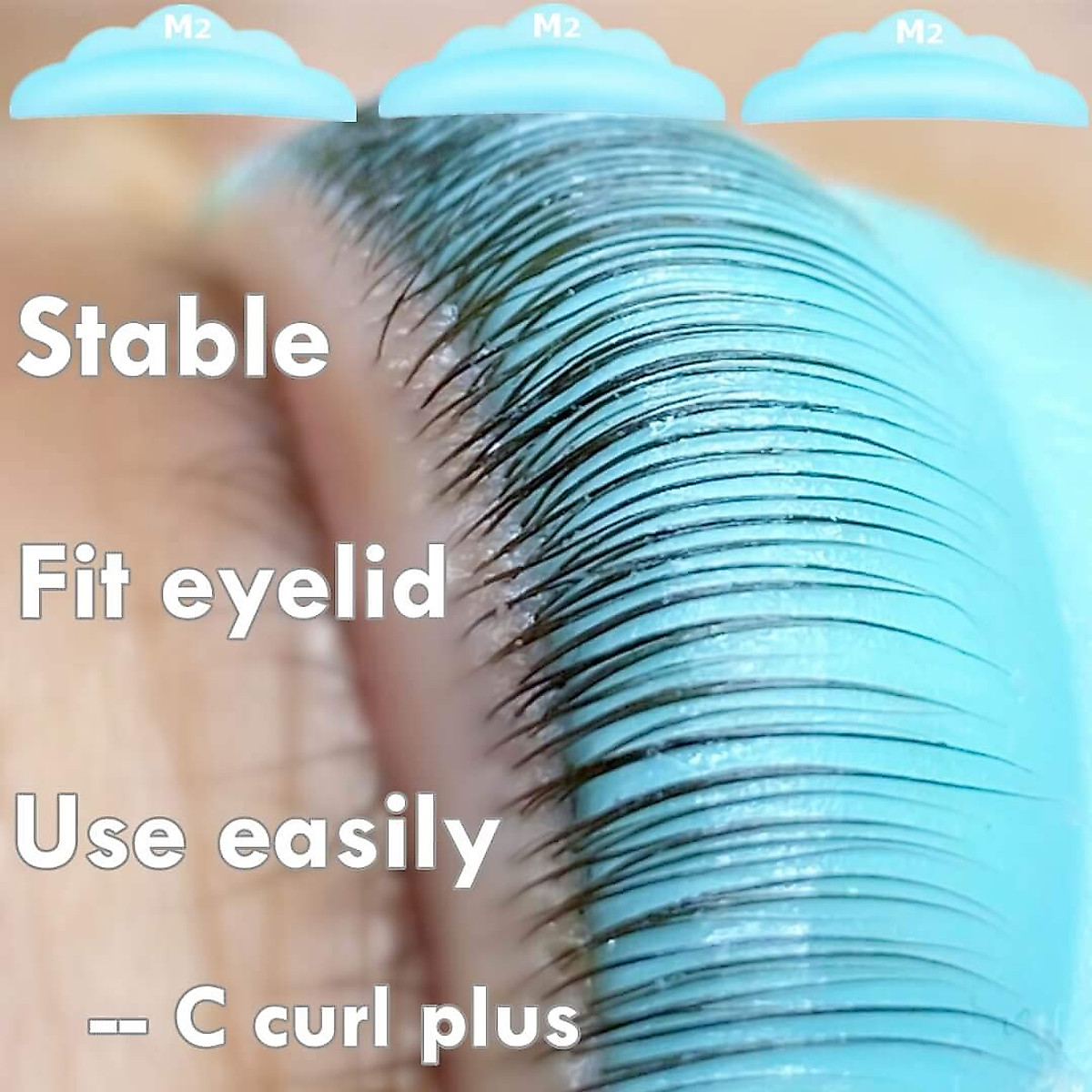 Libeauty Lash Lift Pads, DIY Eyelash Lifting Lash Perm Rods, Y Brush Tool, 10 Pcs/5sizes Lash Perming Shield Pads with Brush, Reusable Soft Silicone Curler Shields (Green)