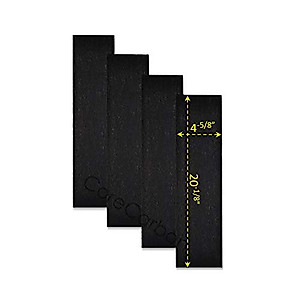 CoreCarbon 4-Pack Exact Fitment Pre-Filter Designed to Fit Honeywell True HEPA Tower Air Purifier Models HPA030 & HPA030B