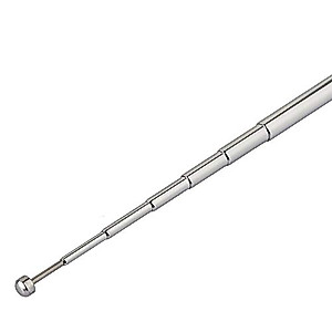 Bingfu 7 Sections Telescopic 74cm AM FM Antenna Portable Radio Antenna Replacement (2-Pack) Compatible with Indoor Portable Radio Home Stereo Receiver AV Audio Video Home Theater Receiver TV Tuner