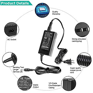 HKY 19V AC DC Adapter Compatible with Harman Kardon Onyx Studio 8 7 6 5 4 3 2 1 Wireless Bluetooth Speaker Replacement Harman Kardon Charger Power Supply Cord Cable Charger Adaptor