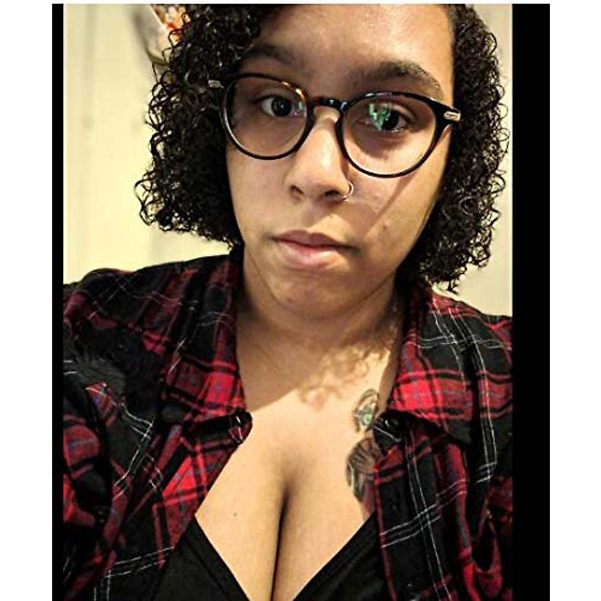 D.Bella Fake Septum Faux Nose Rings Hoop Stainless Steel Faux Lip Ear Nose Septum Ring Non Piercing Clip On Nose Hoop Rings Body Piercing Jewelry