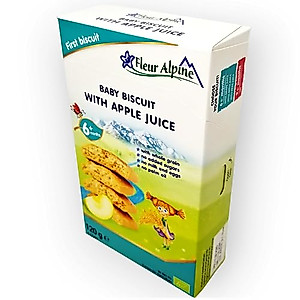 Fleur Alpine Baby Cookies with Apple Juice from 6 months 150g From Europe