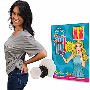 Cinch It! Women’s Clothing Cinch Clips (3-Pack, 2 Small Clips & 1 Big) - Perfect Dress Cinch Clip & Shirt Cincher Clip – Waist Cincher Clip for Slimming Down - Fashion Accessories for Women