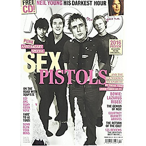 MOJO, MUSIC MAGAZINE, FEBRUARY, 2016 PUNK ANNIVERARY SPECIAL (SEX PISTOLS)