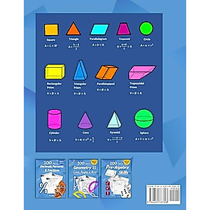 Humble Math - Area, Perimeter, Volume, & Surface Area: Geometry for Beginners - Workbook with Answer Key (KS2 KS3 Maths) Elementary, Middle School, High School Math – Geometry for Kids