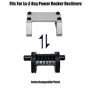 AUGSMIAR Metal Drive Toggle and Clevis Mount Fit La-Z-Boy/Lazyboy Power Recliners.Set Includes 4 Elastic Wear Bushings.Fits for La-Z-Boy Power Rocker Recliners.