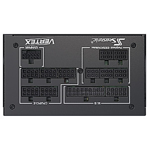 Seasonic Vertex GX-1000-1000W - 80+ Gold - ATX 3.0 & PCIe 5.0 Ready - Full-Modular - ATX Form Factor - Low Noise - 12 Year Warranty - Nvidia RTX 30/40 Super & AMD GPU Compatible