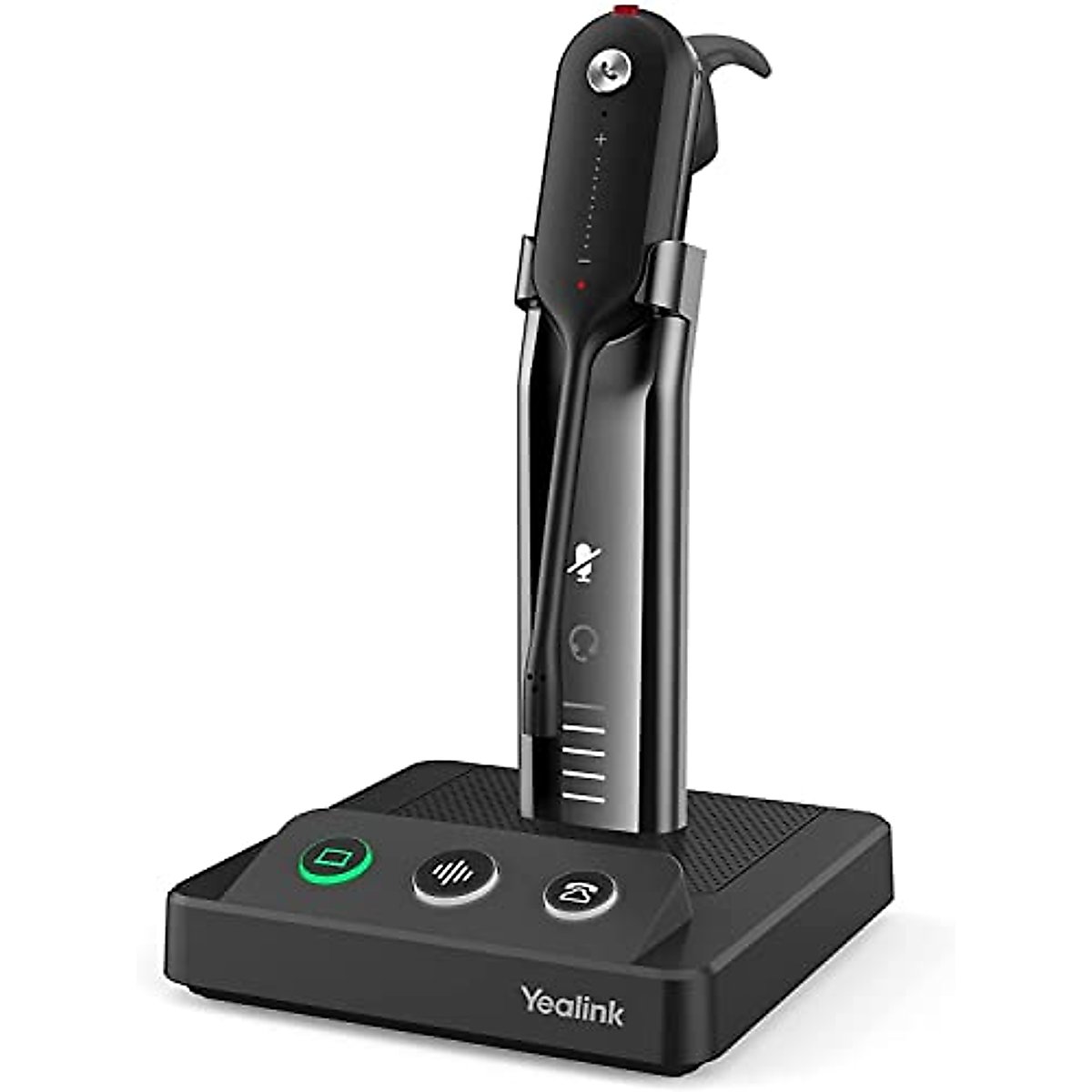 Yealink WH63 Wireless Headset with Microphone UC Optimized Noise Canceling Mic for Office IP VoIP Phones PC Computer Headset with Charge Stand (UC Optimized) (WH63-MT)
