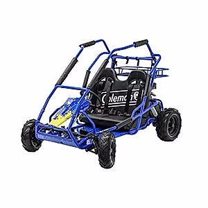 Coleman Powersports Off Road Go Kart, Gas Powered, 196cc/6.5hp(KT196-BL), Large, Blue