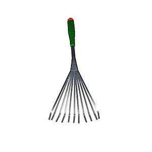 Hand Rake Garden Tool - Small Flower Bed Rake I Garden Hand Rake Perfect Size I Hand Rakes for Picking up Leaves I Comfortable Rake with Hands Gloves I Strong Hand Rakes I The Rake Hands for Gardening