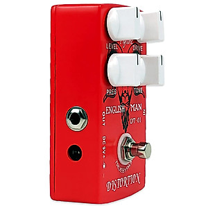 Distortion Pedal Electric Guitar Effects Pedal with True Bypass Red PP-24