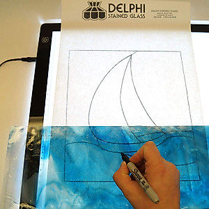 Studio Pro LED Light Pad | Tracing Light for Stained Glass Patterns and Crafts