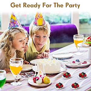 400 Pieces Tasting Mini Spoons Disposable Mini Dessert Spoons Appetizer Spoons Plastic Asian Soup Spoons Bulk Clear Serving Spoons for Desserts, Sushi, Dipping Sauces, Ice Cream