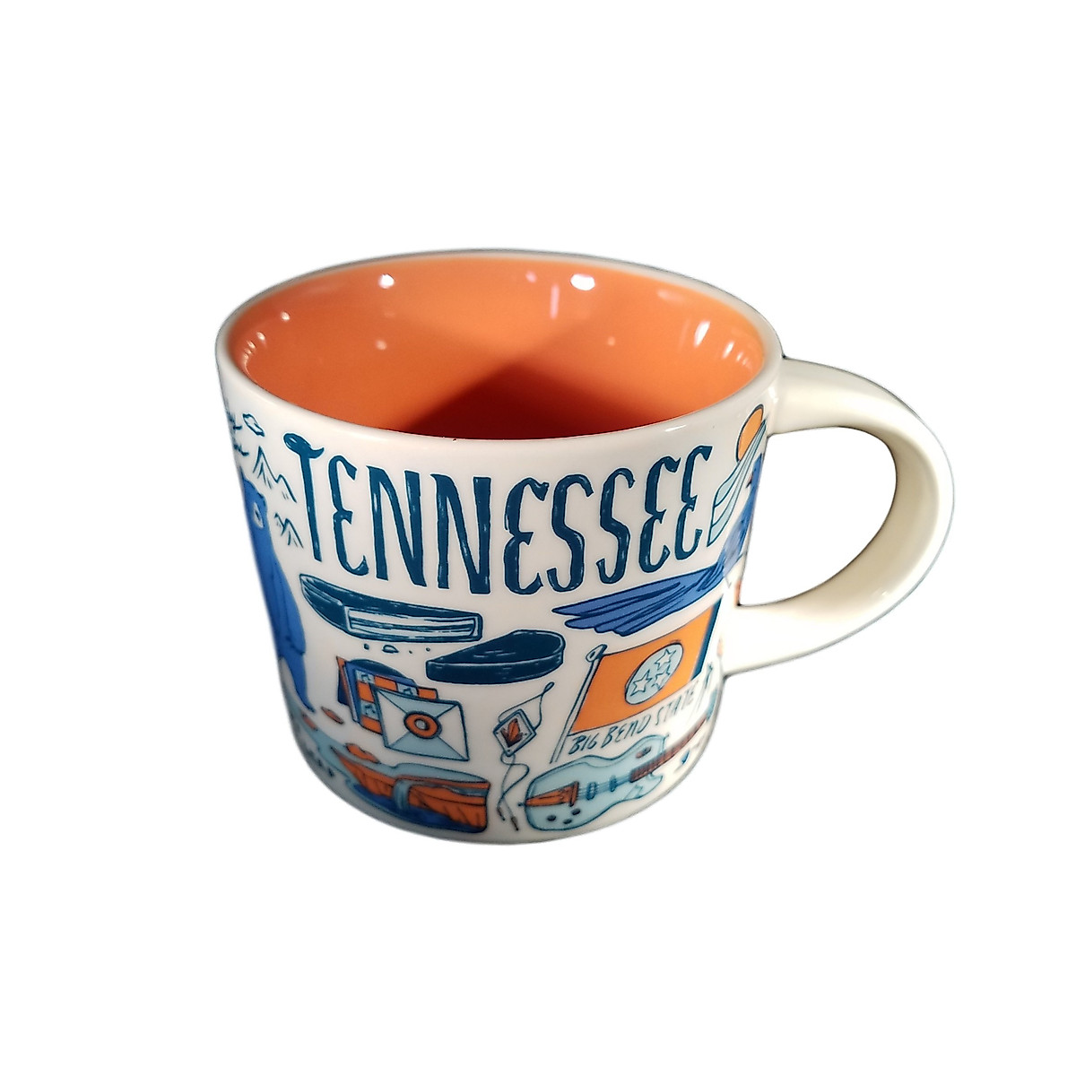 Starbucks Tennessee Coffee Mug Been There Series Across the Globe Collection,14 ounces