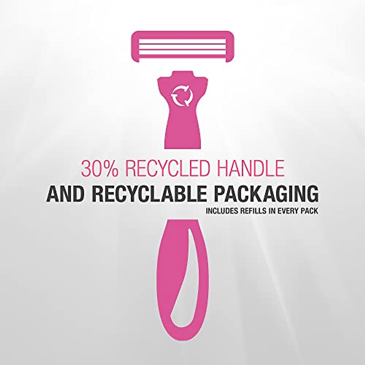 BIC Click 5 Soleil Women's Disposable Razors, 5 Blades With a Moisture Strip For a Smoother Shave, 2 Handles and 8 Cartridges, 10 Piece Razor Set