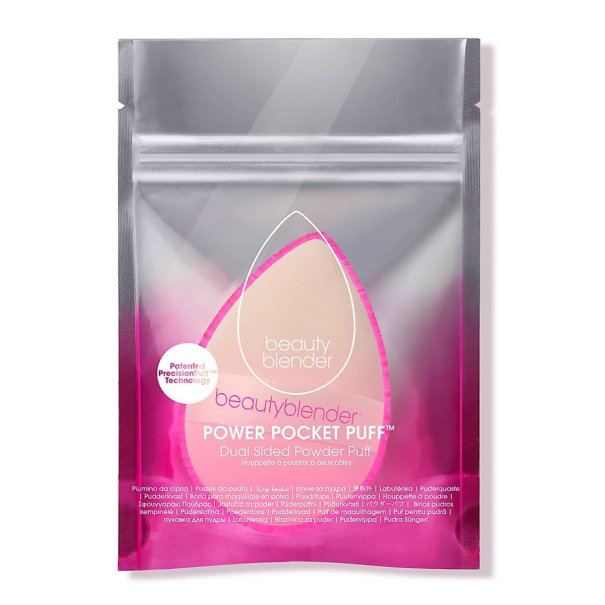 Beautyblender® | Pocket Puff™ Dual-Sided Beauty Blender Powder Puff for Setting and Baking, Reusable, Washable