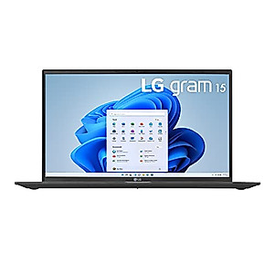 LG Gram 15Z95P Laptop 15.6" Ultra-Lightweight, IPS, FHD (1920 x 1080), Intel CORE i7, 16GB RAM, 512GB SSD, Windows 11 Home, 80Wh Battery, Alexa Built-in, 2X USB-C, HDMI, USB-A – Black