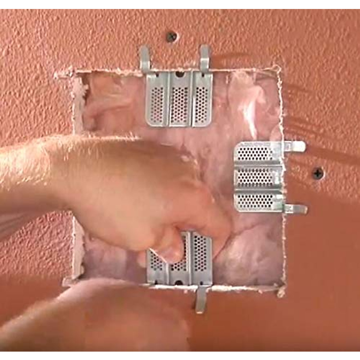 Prest-On Insta-back 1/2 Inch Drywall Fastner Clip Plumbers DIY 50 Pack with 100 Screws Instaback