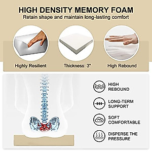 Wellsin Outdoor Chair Cushions for Patio Furniture - Patio Chair Cushions Set of 4 - Waterproof Square Corner Outdoor Seat Cushions 18.5"X16"X3", Khaki