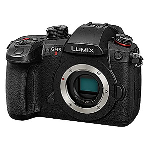Panasonic LUMIX GH5 II Mirrorless Camera (Body Only) with Panasonic 45-150mm Lens, Koah Roebling Camera Bag Kit, Kingston 128GB SD Card, and Battery Bundle (5 Items)
