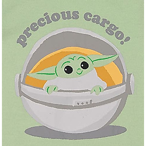 STAR WARS The Mandalorian The Child Baby Boys 4 Piece Layette Set: Bodysuit T-Shirt Pants Mix N' Match 12 Months