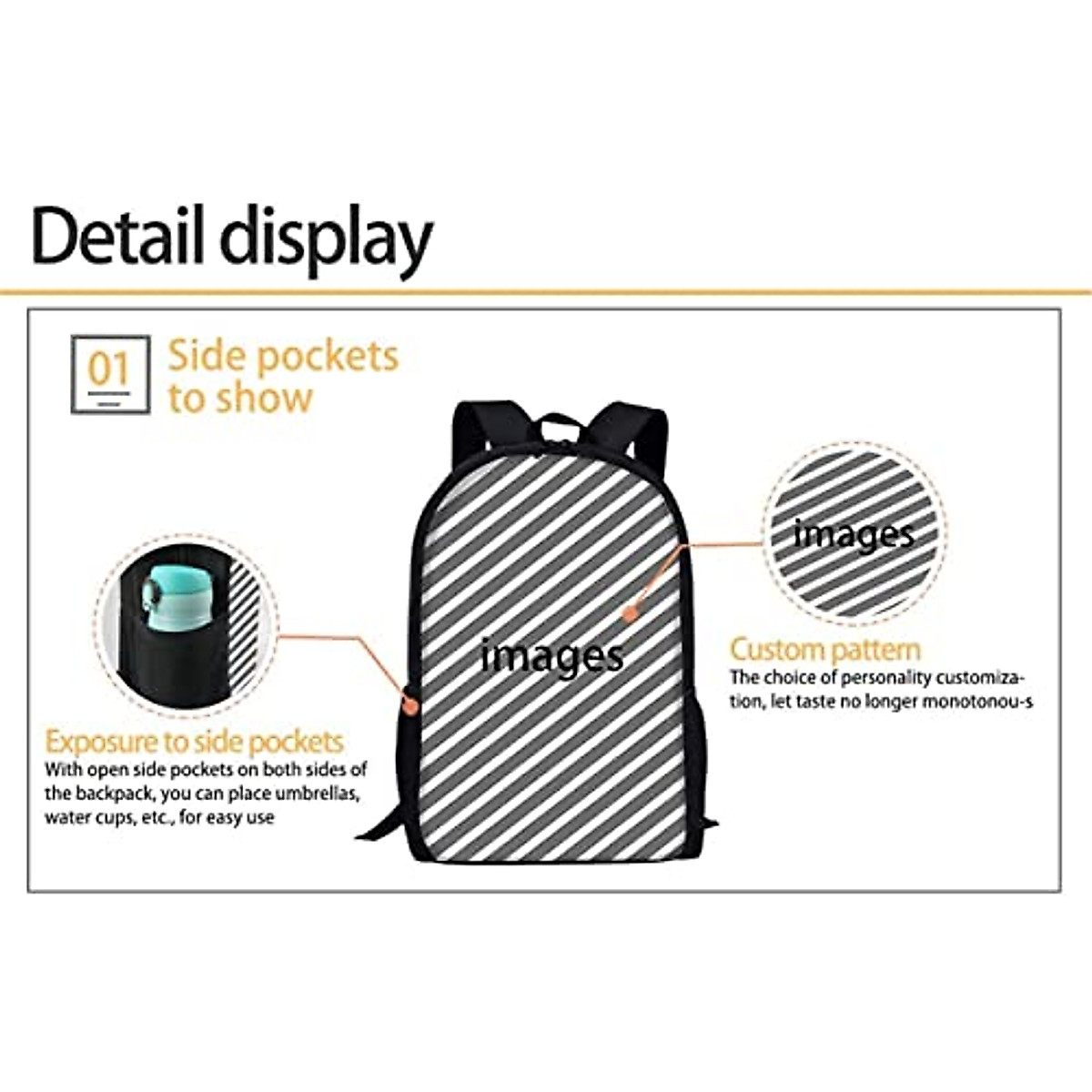 POLERO Kids School Bag Cute Avocado Backpack for Girls Preschool Gift Elementary Primary Schoolbag Large Capacity Bookbag Casual Daypack Travel Bags 17 Inch