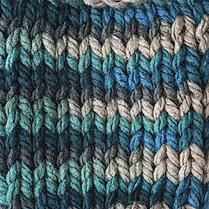 Bernat Big Ball Chunky Ombre Yarn, 10.5 oz, Gauge 6 Super Bulky, 100% Acrylic, Deep Waters Ombre