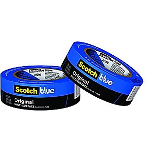 Blue Painter's Tape, Multi-Surface Painter's Tape, 14 Day Clean Release Tape, 0.94 Inches x 60 Yards - 2 Rolls