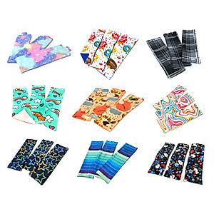 Patterned Fleece Ramp Covers for Small Animal Cages, 3 Pack, Customizable & Handmade, Midwest Critter Nation, Prevue Feisty Ferret