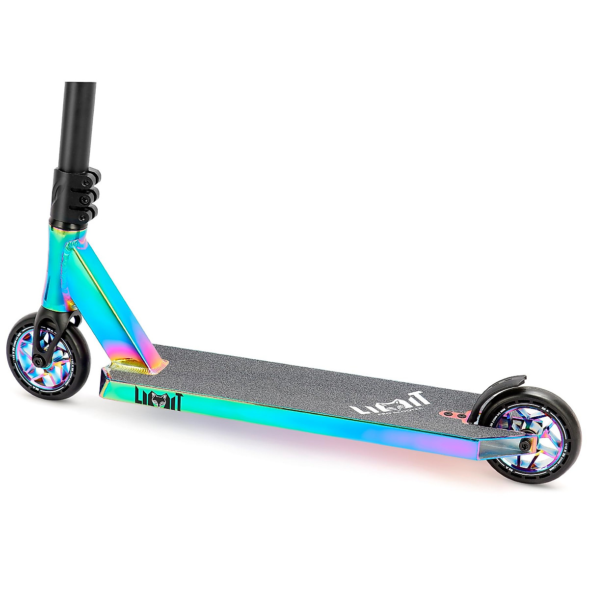 LMT01-V2 Professional Scooter-Trick Scooter-Intermediate Professional Stunt Scooter Suitable - Children, Teenagers Adults 8 Years Old Above-Durable (Black Color)