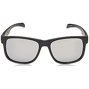 Foster Grant Mens Ramble Sunglasses Sunglasses Black Frame Grey Lenses Way Shape, Black/Smoke, 52 mm US