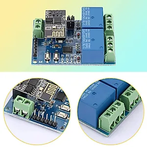 5V ESP8266 Dual Channel Relay Module IOT Smart Home Phone APP Remote Switch with 100M Distance