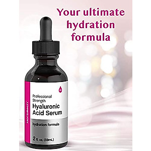 Hyaluronic Acid Serum For Face | 2 oz | Paraben & SLS Free Moisturizer | by Horbaach