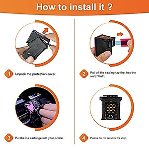 TESEN Remanufactured PG260XL Ink Cartridge Replacement for Canon PG-260 XL PG 260XL CL-261 XL Use with Canon PIXMA TS6420 TS5320 TR7020 Inkjet Printer (2 Pack, Black)