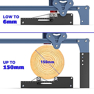 SCULPFUN Laser Rotary Roller, Laser Engraver Y-axis Rotary Roller Engraving Module 360° Rotating for Engraving Different Size Cylindrical Objects Cans, Compatible with Most Engraving Machines