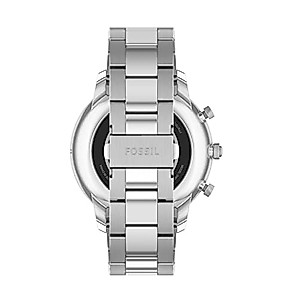 Fossil Neutra Gen 6 Hybrid 44mm Stainless Steel Smart Watch, Color: Silver (Model: FTW7072)