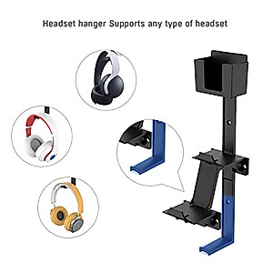 SOLUSTRE 7pcs Game Machine Gamepad Headset Storage Rack Showing Stand for Headset Game Controller Rack Headset Hanger Stand