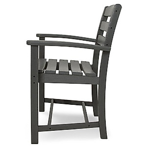 POLYWOOD PWS131-1-GY La Casa Café 7-Piece Dining Set, Slate Grey