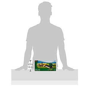 BRIO World 33404 - Farm Train | 5-Piece Wooden Toy Train Set for Kids | Ideal for Ages 3 & Up | Certified Sustainable Materials