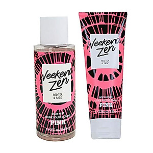 Victoria's Secret Pink Weekend Zen Body Mist & Lotion Set