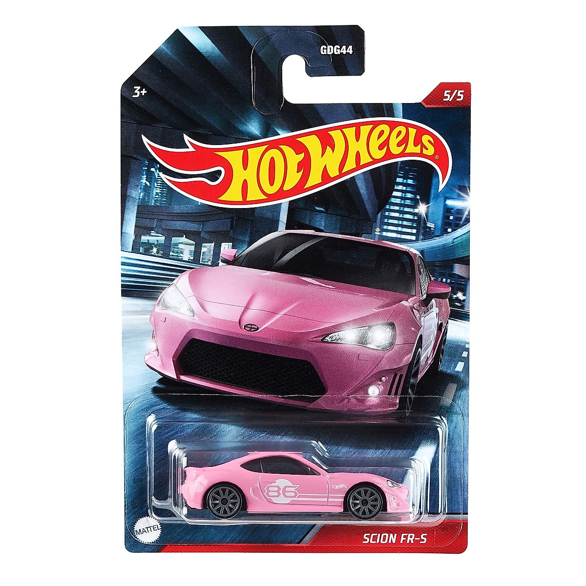 Hot Wheels Themed Auto Selection of Cult Racers, 1:64 Scale Vehicles with Authentic Details & Realistic Decos for Collectors & Kids 3 Years Old & Up