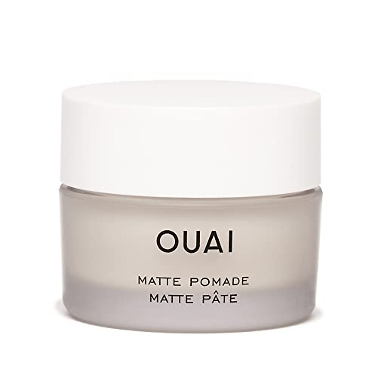 OUAI Matte Pomade. Add Hold, Texture and Separation for an Effortlessly Styled Piecey Look. Control Ends and Create a Matte Finish for Cool yet Casual Hair. Free from Parabens (1.7 oz)