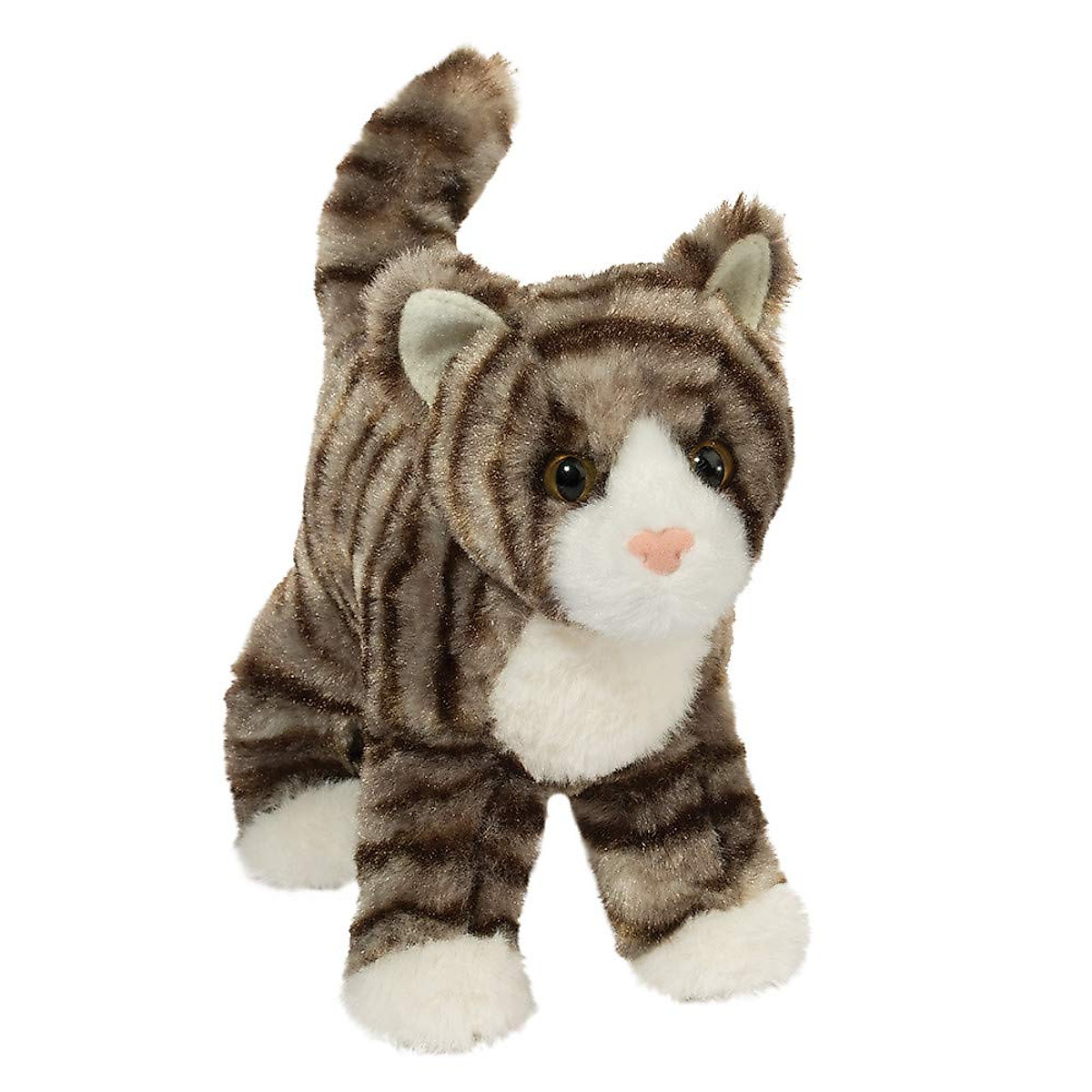 Douglas Zigby Gray Stripe Tabby Cat Plush Stuffed Animal